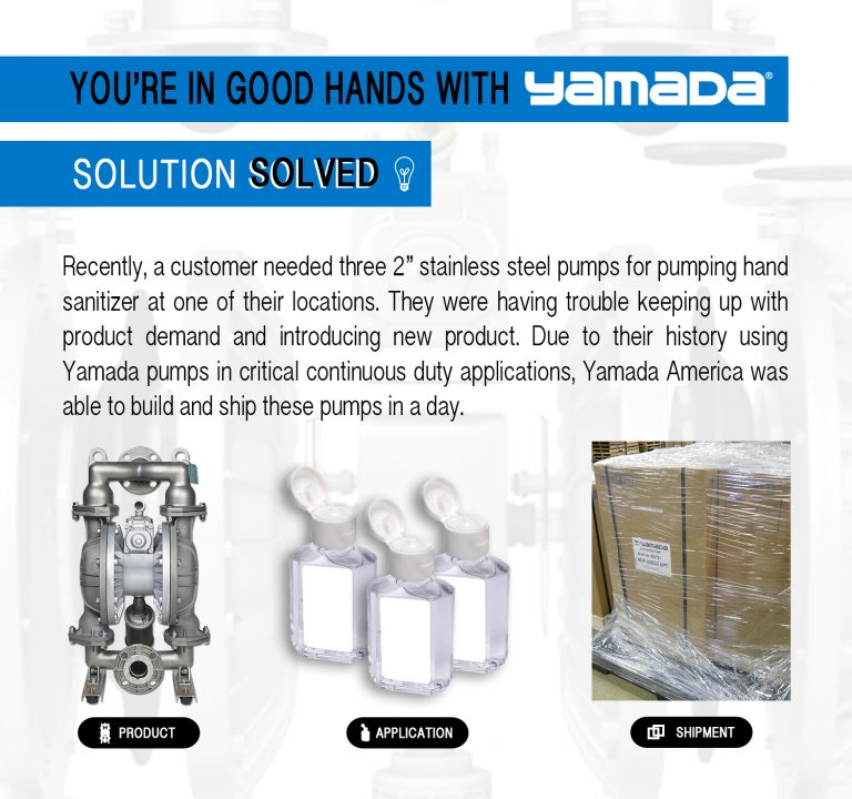 YOU’RE IN GOOD HANDS WITH YAMADA – Yamada Pump Blog